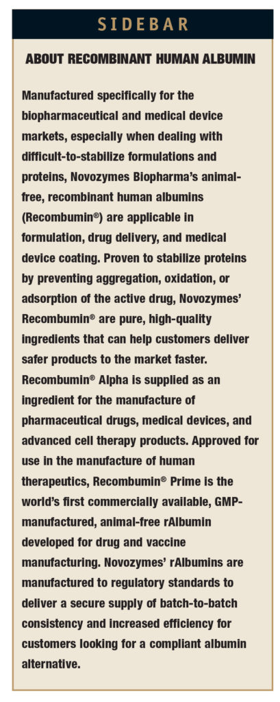 EXCIPIENT UPDATE - Maximizing the Stability of Therapeutic Proteins ...
